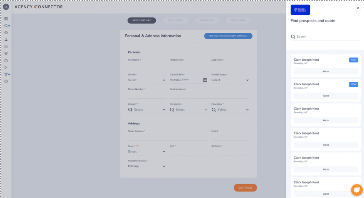 Canopy Connect Quote Connector Integration